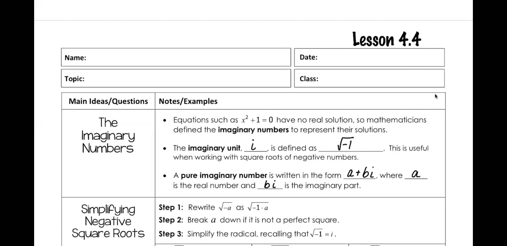 Algebra 2 Class Video on November 9th - NLL.mp4 on Vimeo
