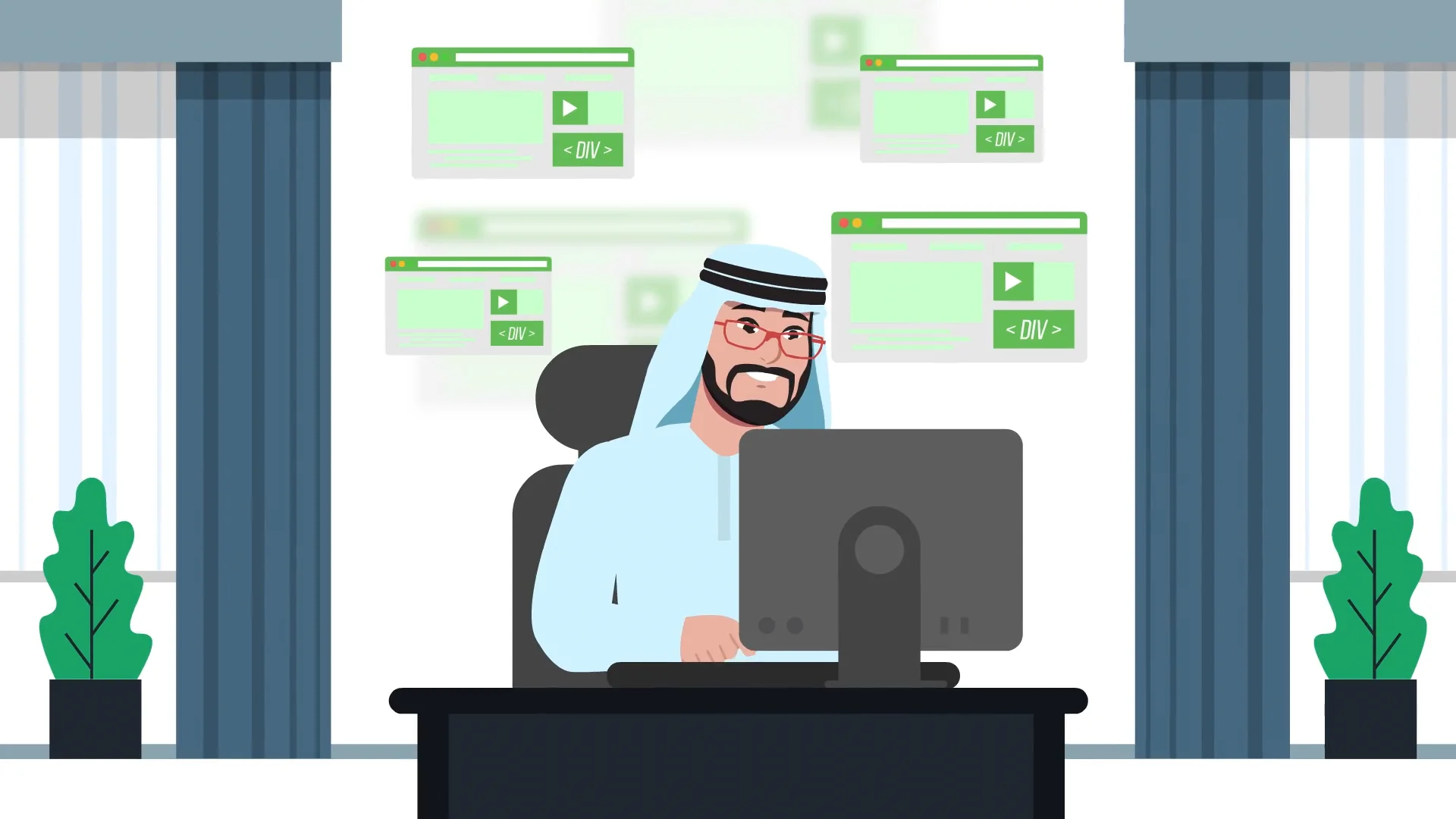 Yabee App 2d animated explainer video