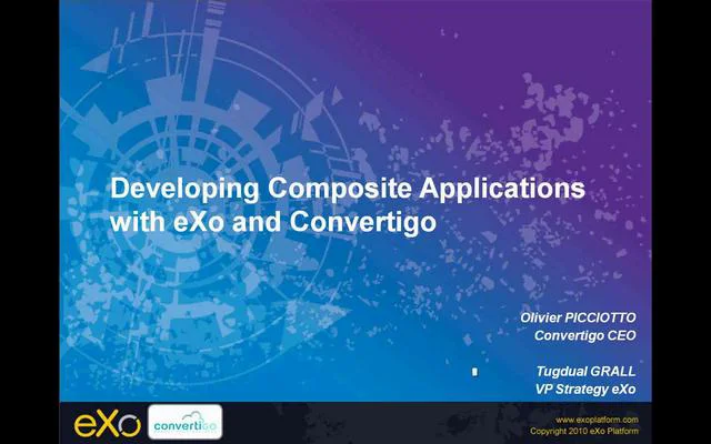 Developing Composite Applications with Convertigo and eXo on Vimeo