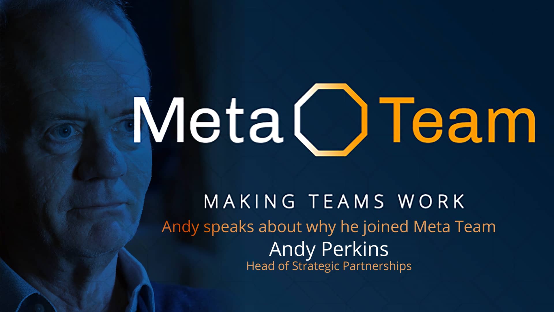 Andy Perkins speaks about Meta Team and building a Strategic Partner ...