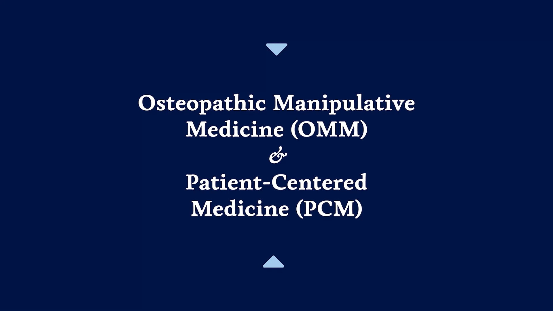 OMM and PCM Lab (An Introduction) on Vimeo