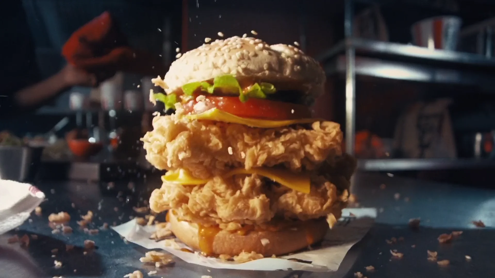 KFC Double Crunch Burger - Taste Guarantee on Vimeo