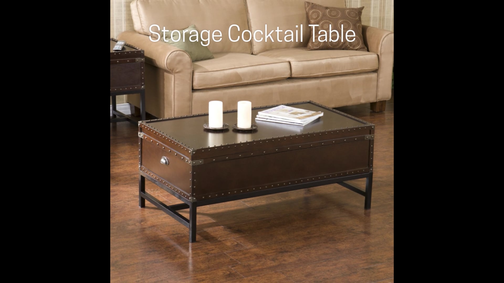 Globetrotter Storage Cocktail Table - Traditional - Coffee Tables - by ...
