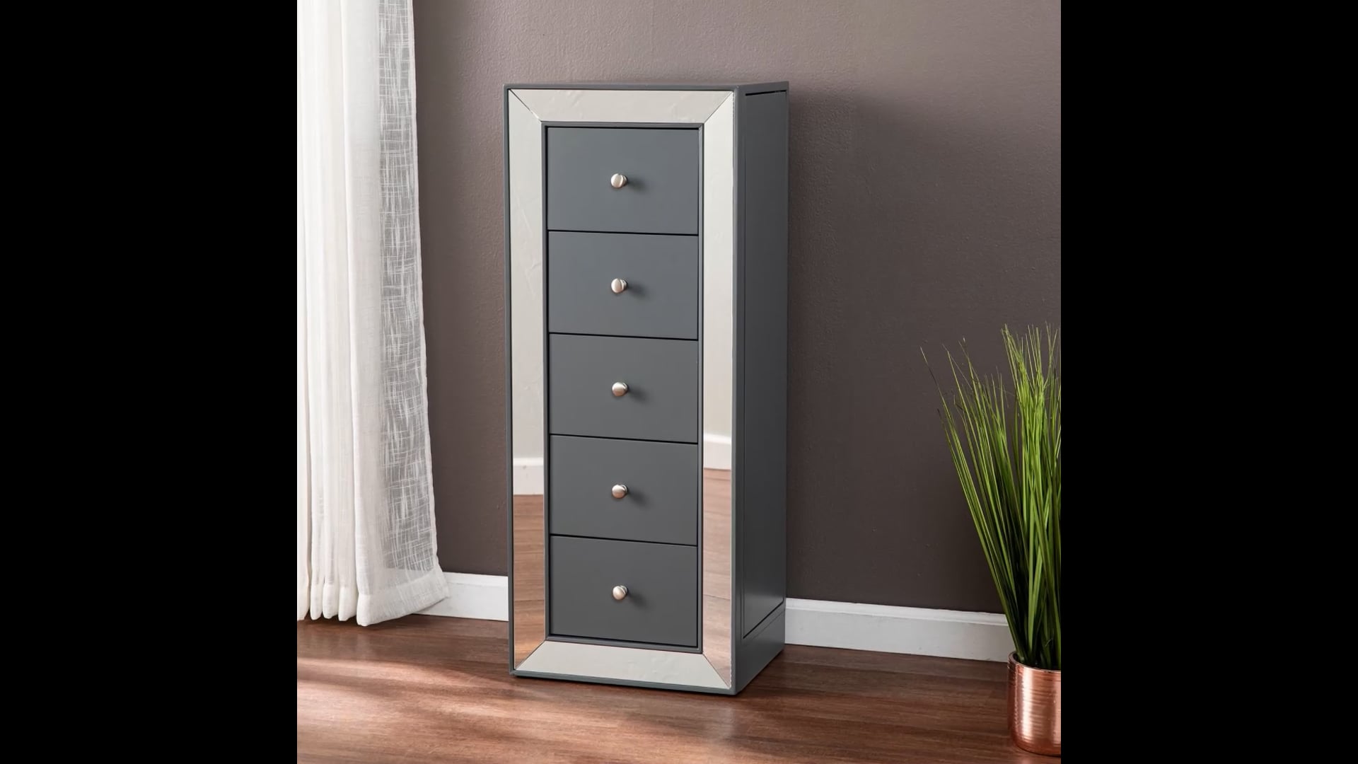 Bawtry 5-Drawer Jewelry Armoire - Contemporary - Jewelry Armoires - by ...