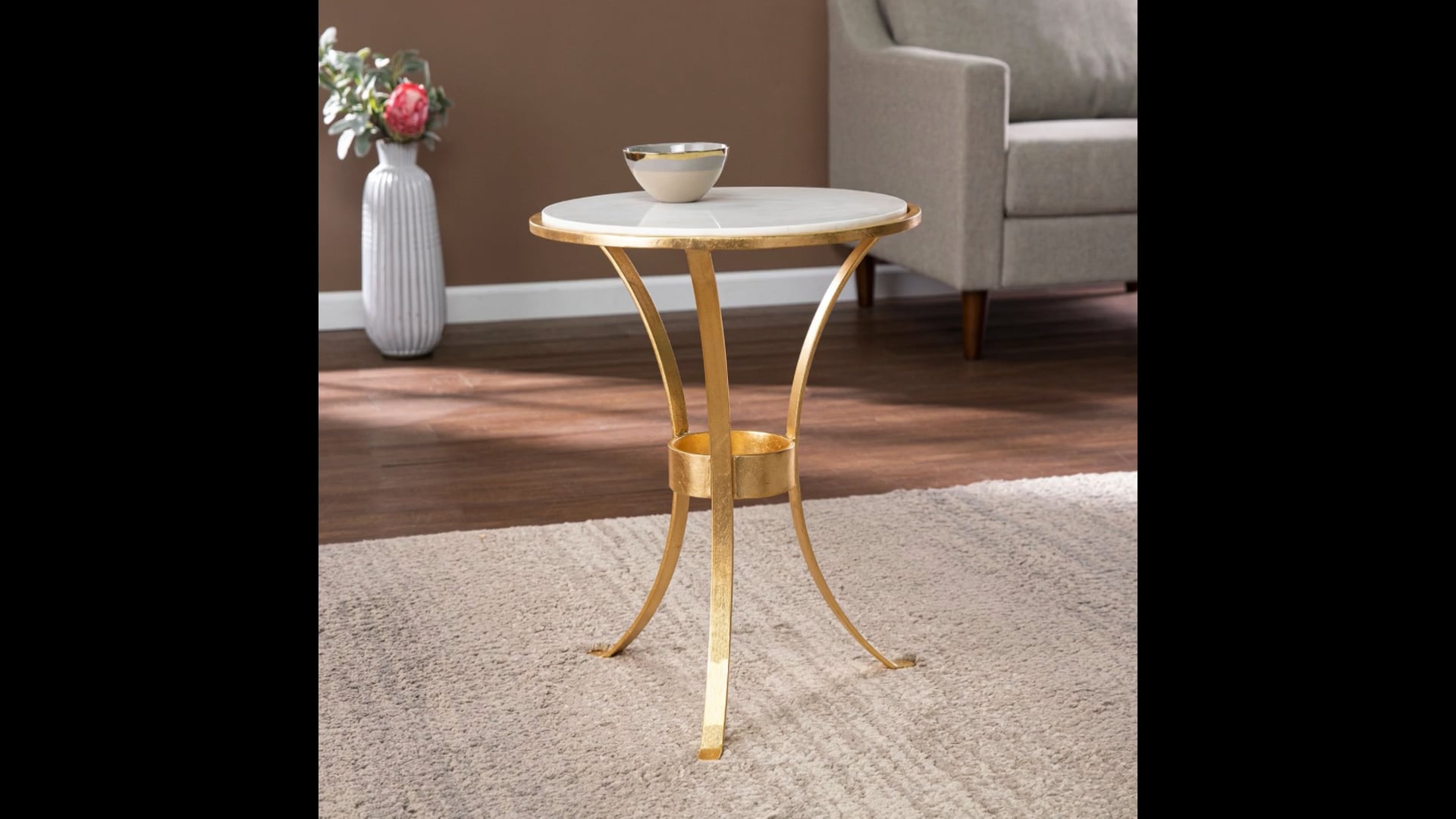 Megan Round Accent Table - Contemporary - Side Tables And End Tables ...
