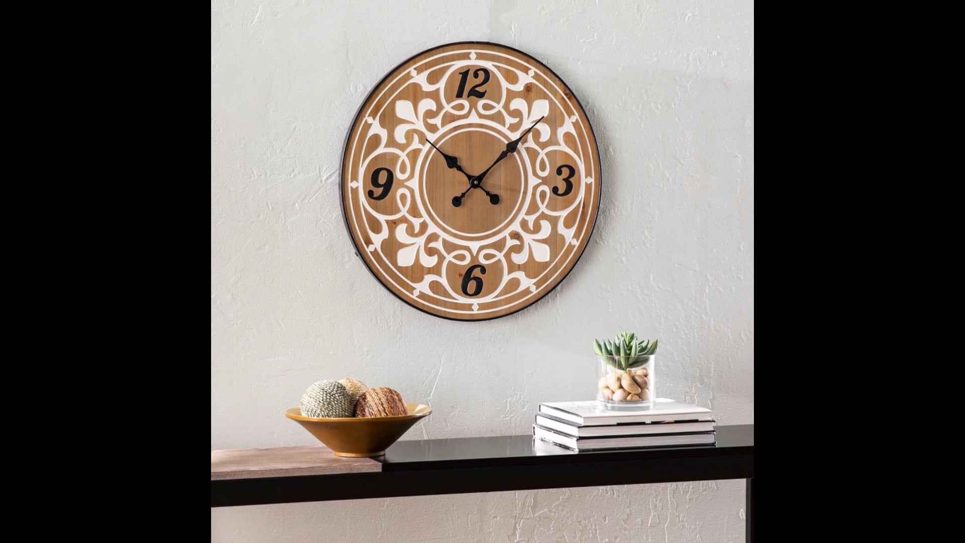 Madison Round Wall Clock - Transitional - Wall Clocks - by SEI | Houzz