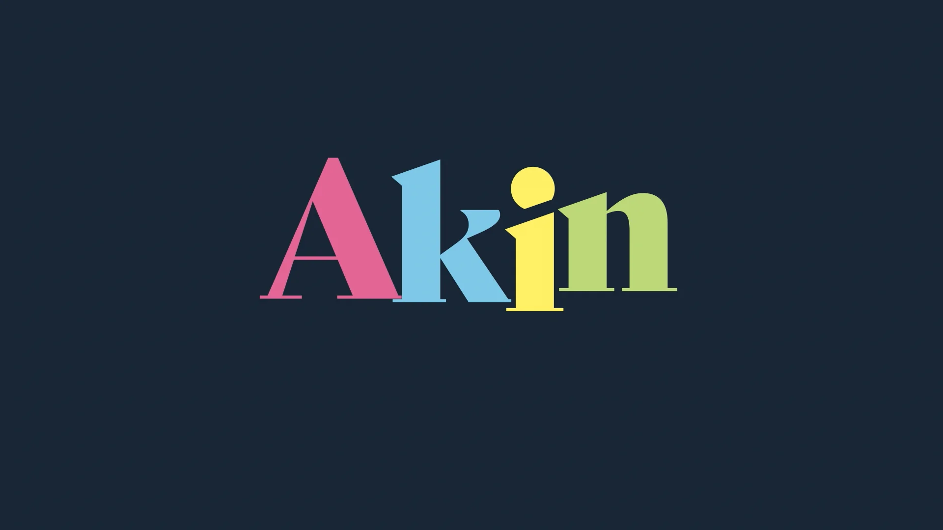 Akin brand launch animation on Vimeo