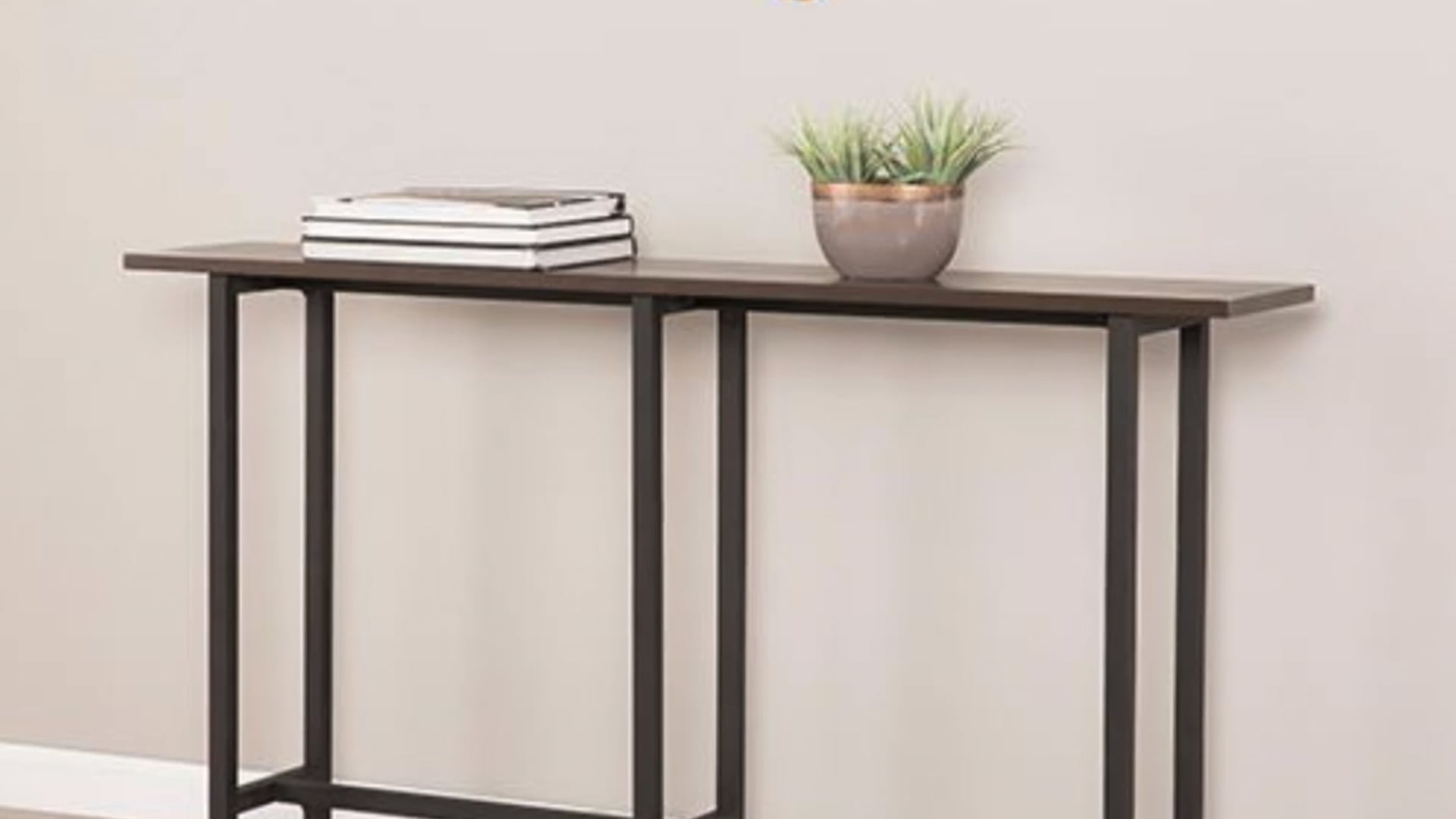 Rolling Long Narrow Console Table - Industrial - Console Tables - by ...