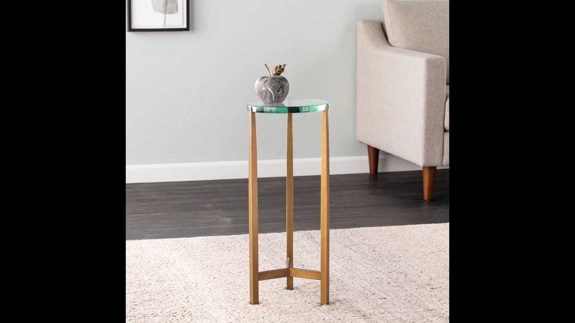 Amanda Round Accent Table - Contemporary - Side Tables And End Tables ...