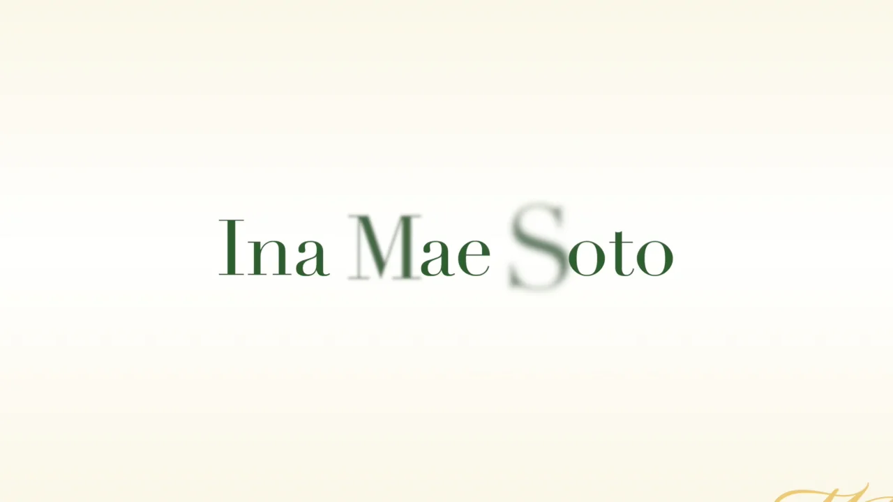 Ina Mae Soto on Vimeo