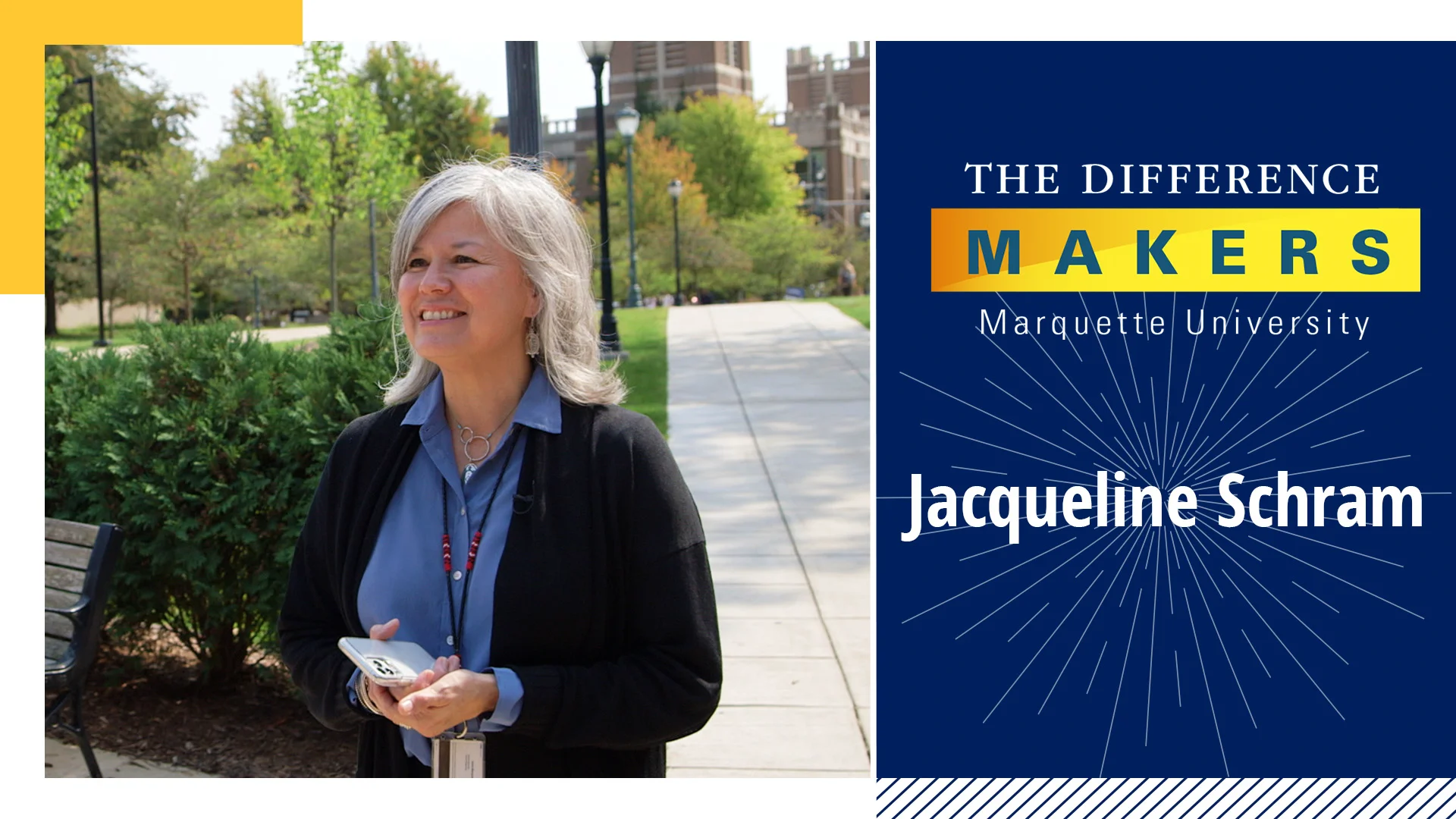 Meet Jacqueline Schram | Difference Makers at Marquette University on Vimeo