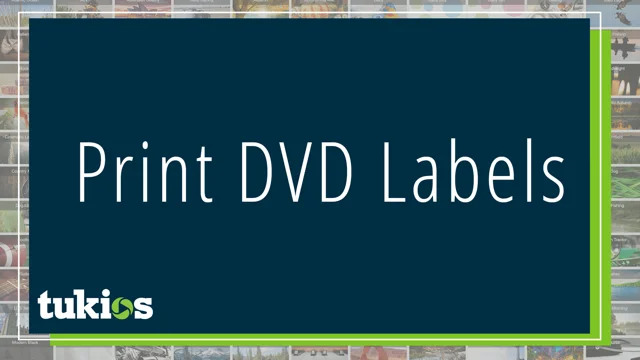 Dvd Label Printing