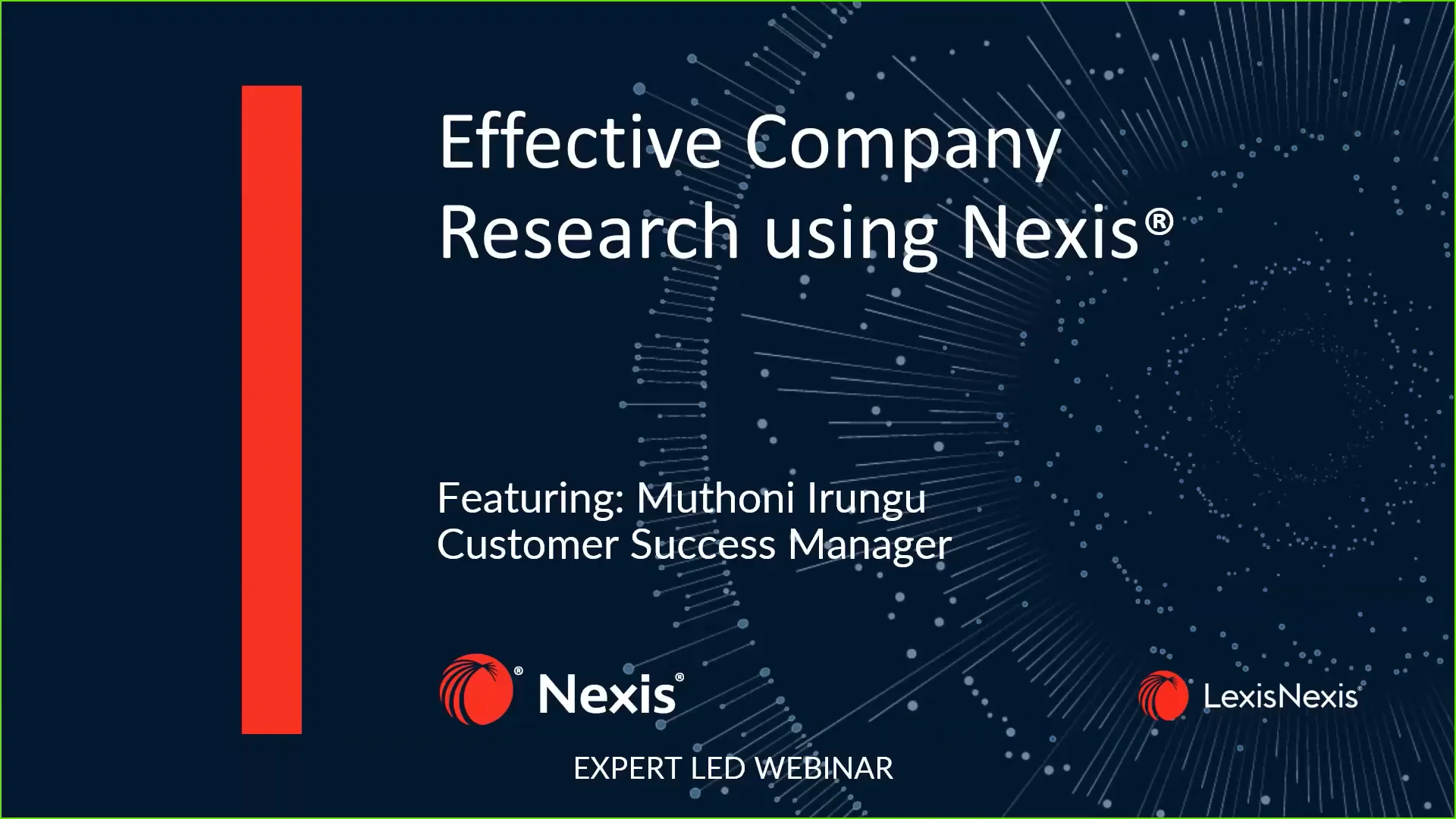 2022 Webinars Nexis - Effective Company Research using Nexis-NX WB LNU ...