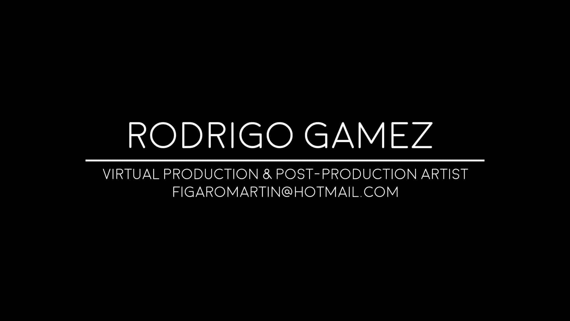 DEMO REEL 2022 | VP & Post-Production | Rodrigo Gámez on Vimeo