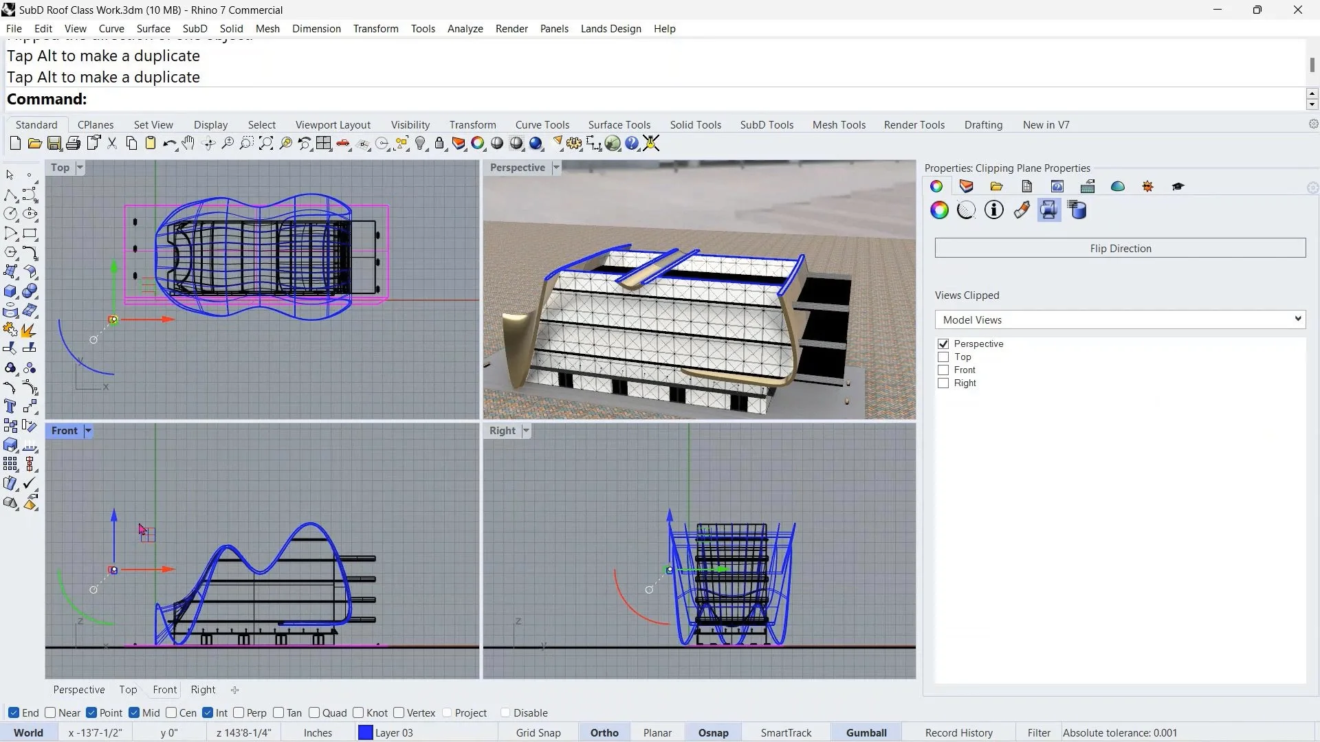 SubD Roof Tutorial for Rhino 7 Windows - Grasshopper Areas_SubD 9 on Vimeo SubD Roof Tutorial for Rhino 7 Windows - Grasshopper Areas_SubD 9 on Vimeo