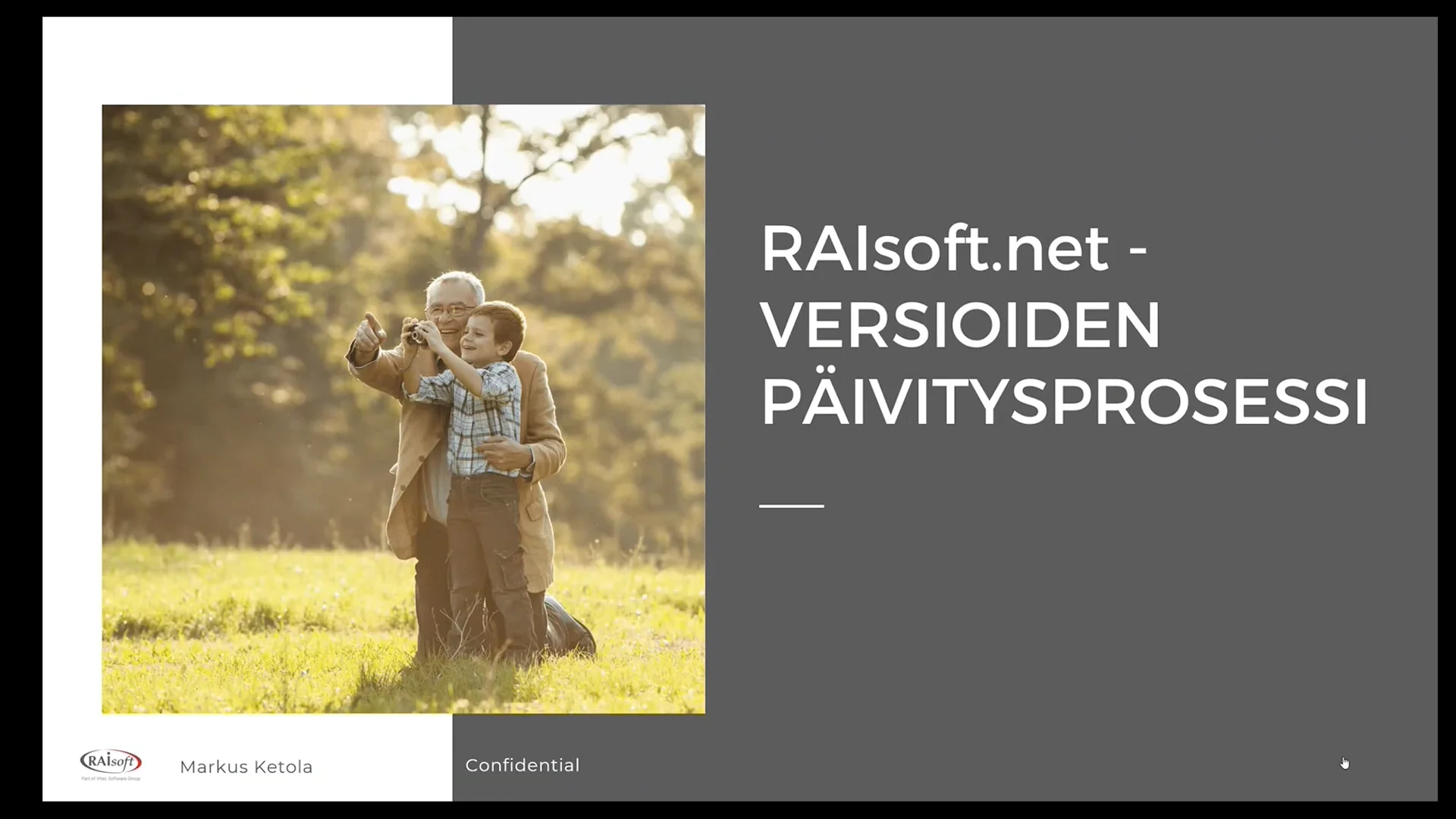 RAIsoft-versioiden julkaisuprosessi uudistuu on Vimeo