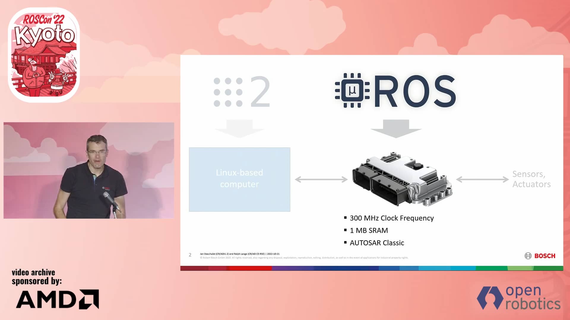 micro-ROS goes Automotive: supporting AUTOSAR-based microcontrollers on Vimeo