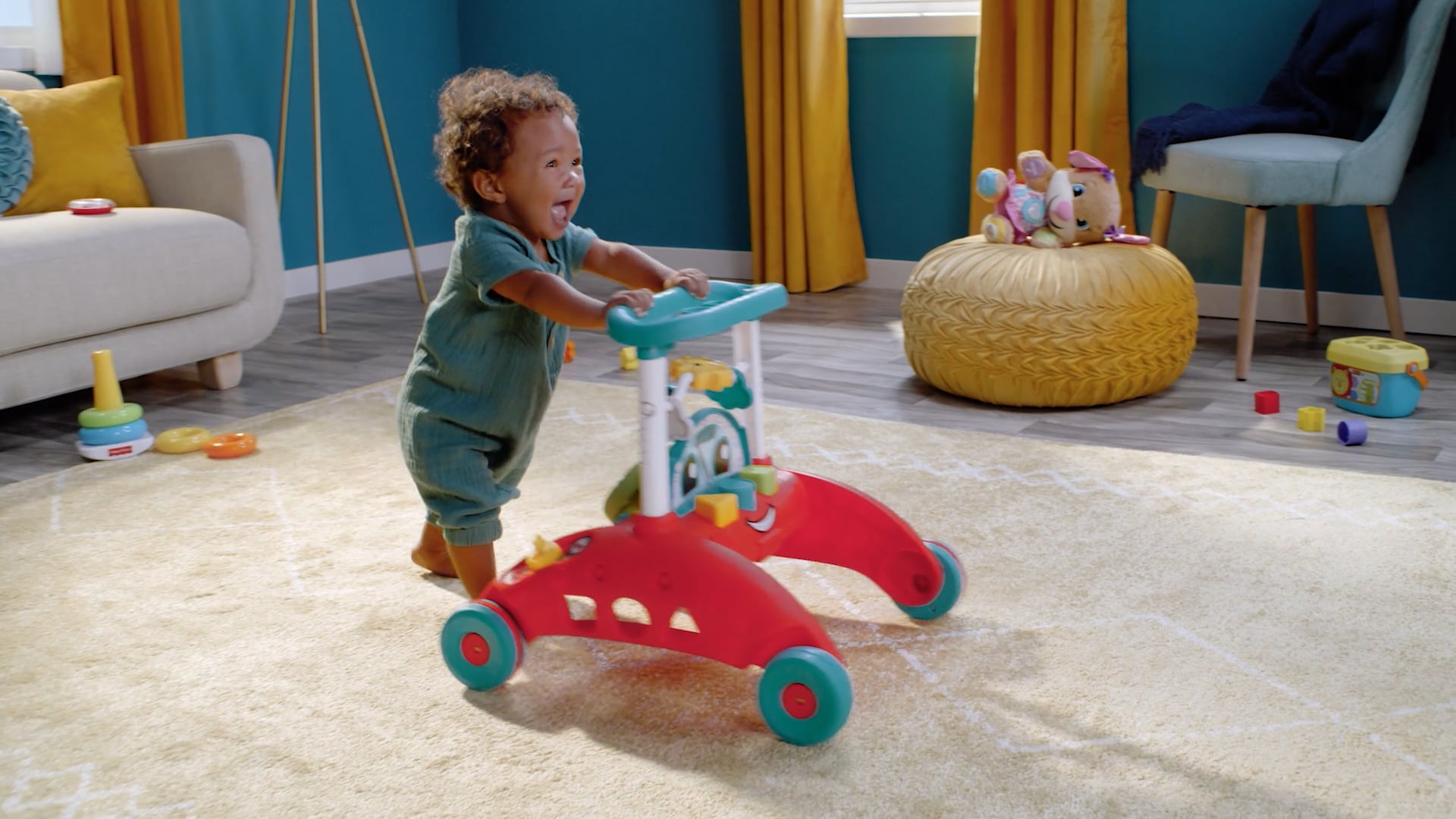 Fisher Price "2-Sided Steady Speed Walker" on Vimeo