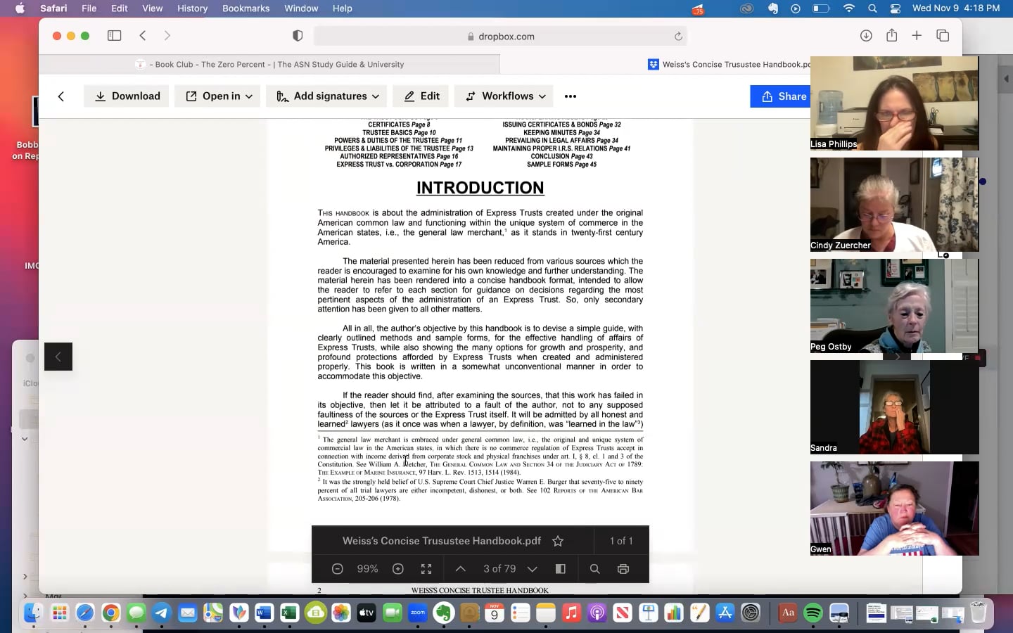 2022-11-09 - Book Club - Weiss Concise Trustee Handbook on Vimeo
