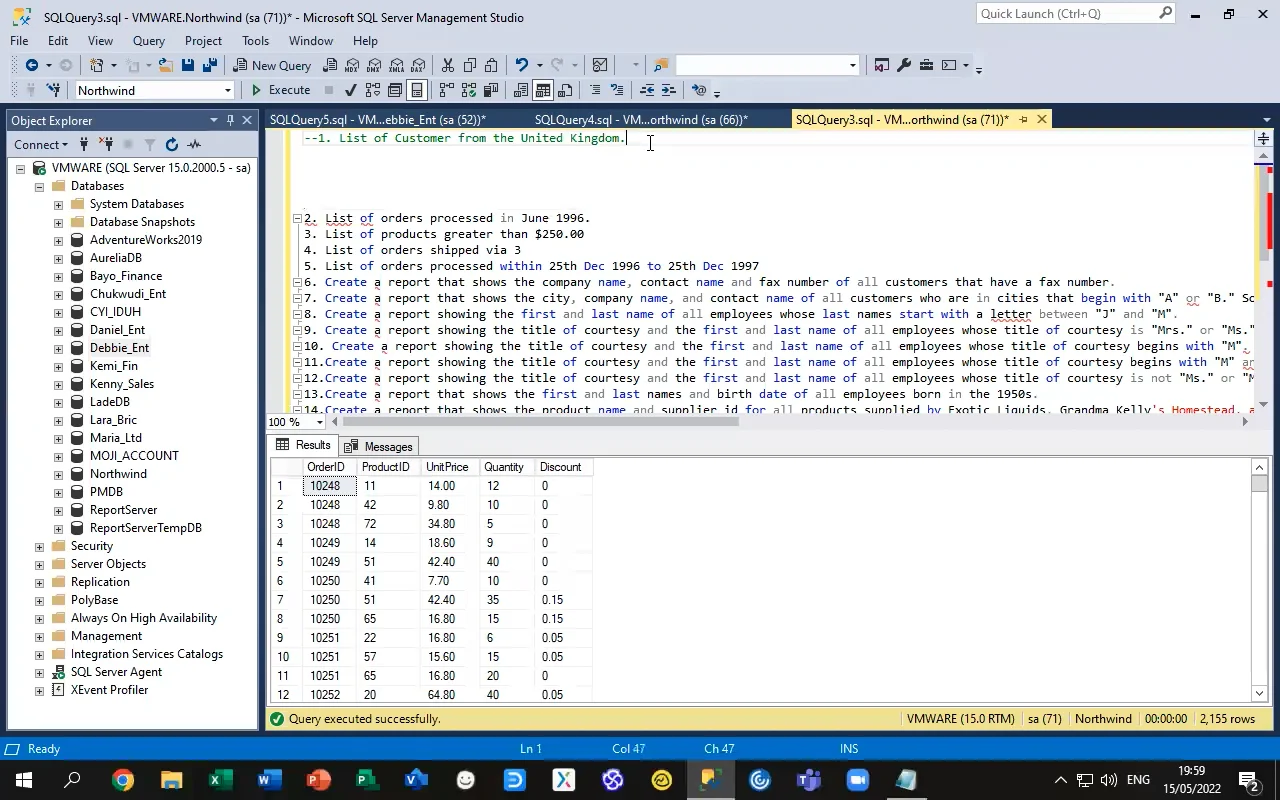 SQL Tutorial 2 on Vimeo