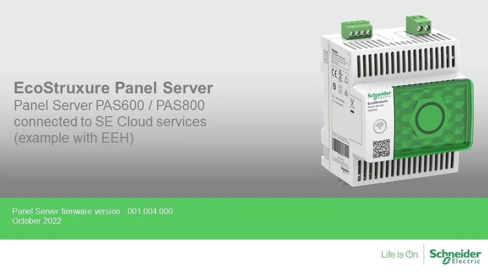 Solved: Panel Server video – connect a Panel server to the Schneider ...