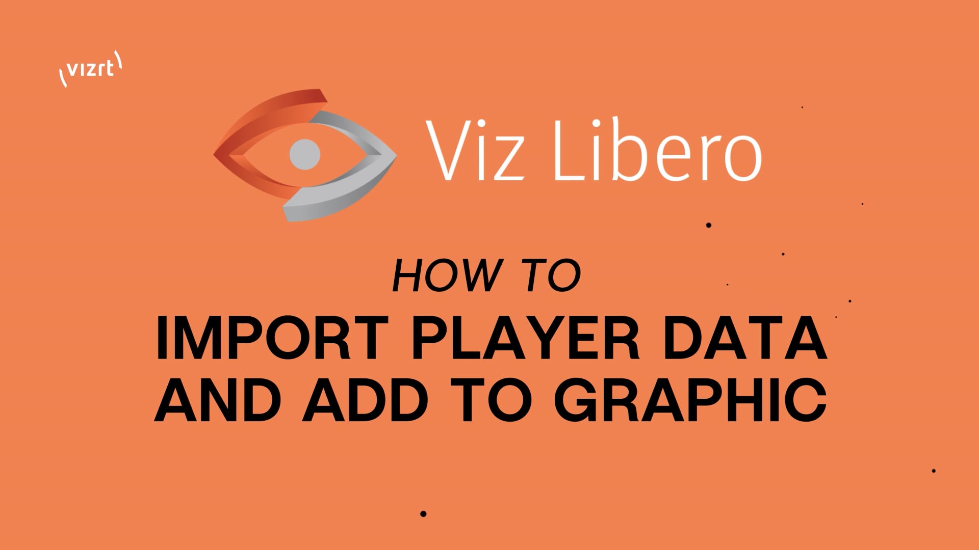 Viz Minute - How to quickly import/add player data in Viz Libero on Vimeo