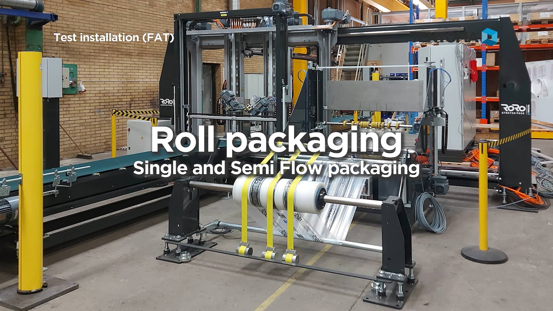 Roll packaging - Single and Semi Flow packaging on Vimeo