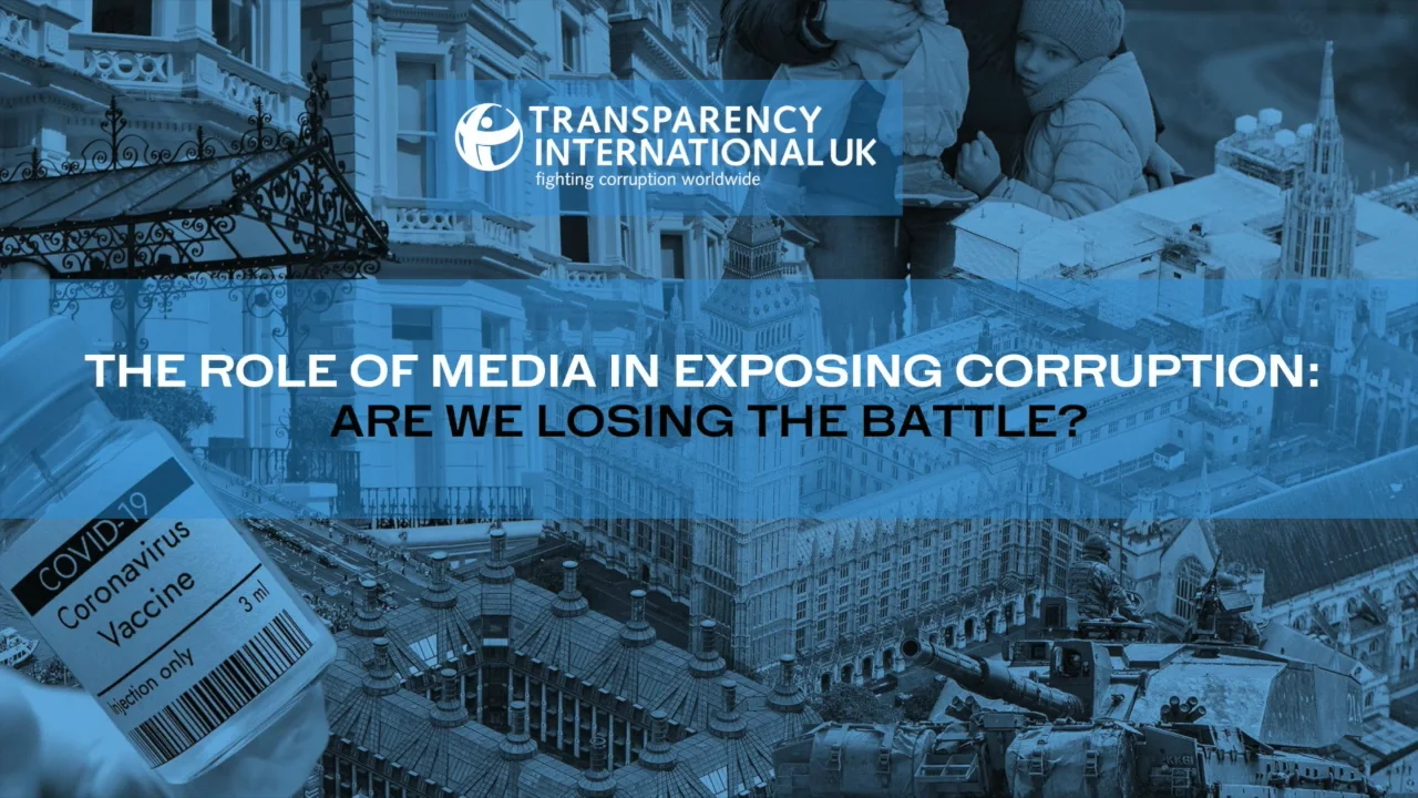 The role of media in exposing corruption: are we losing the battle? on ...