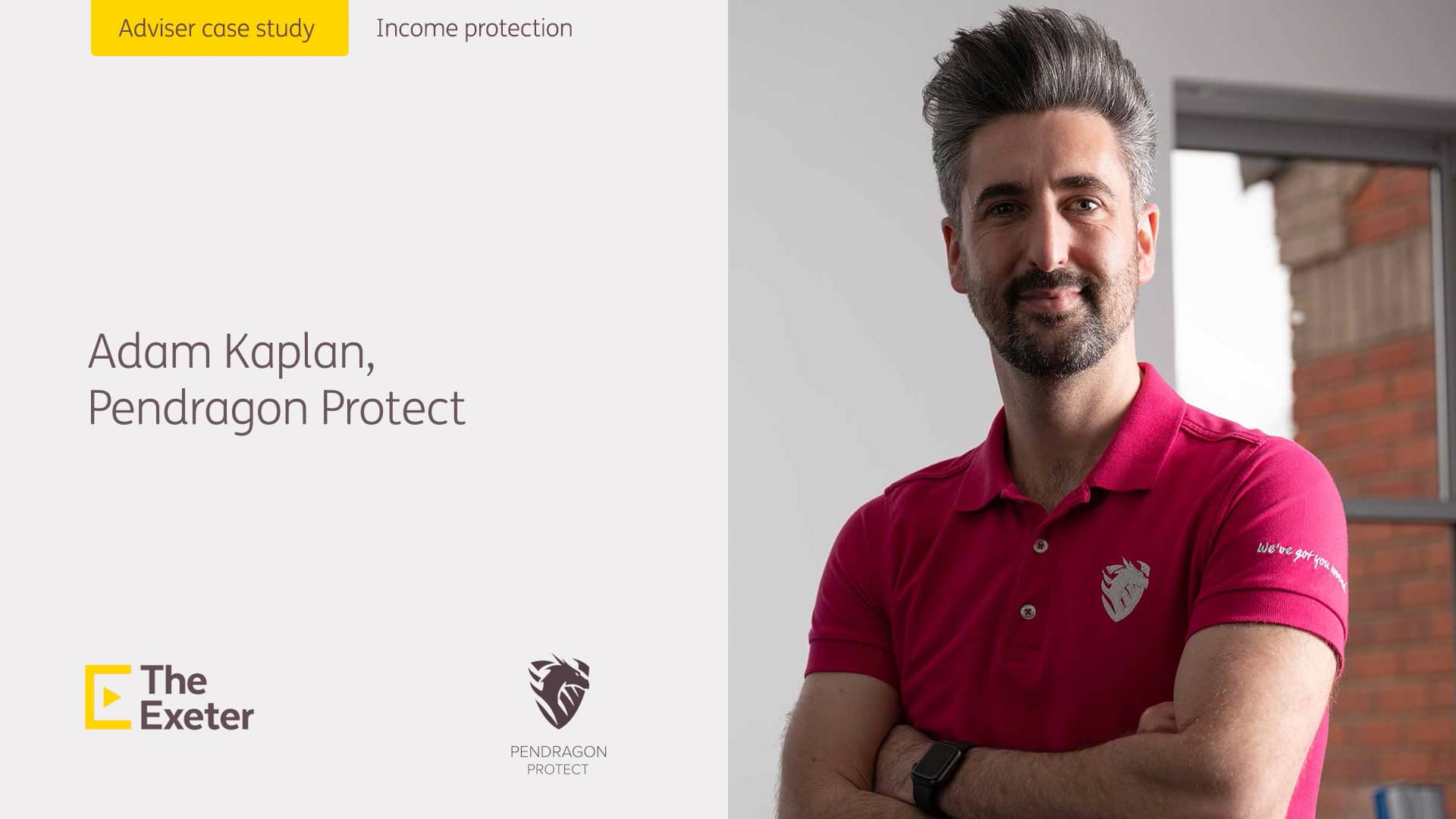 Adviser case study - Income protection. Adam Kaplan, Pendragon Protect on Vimeo