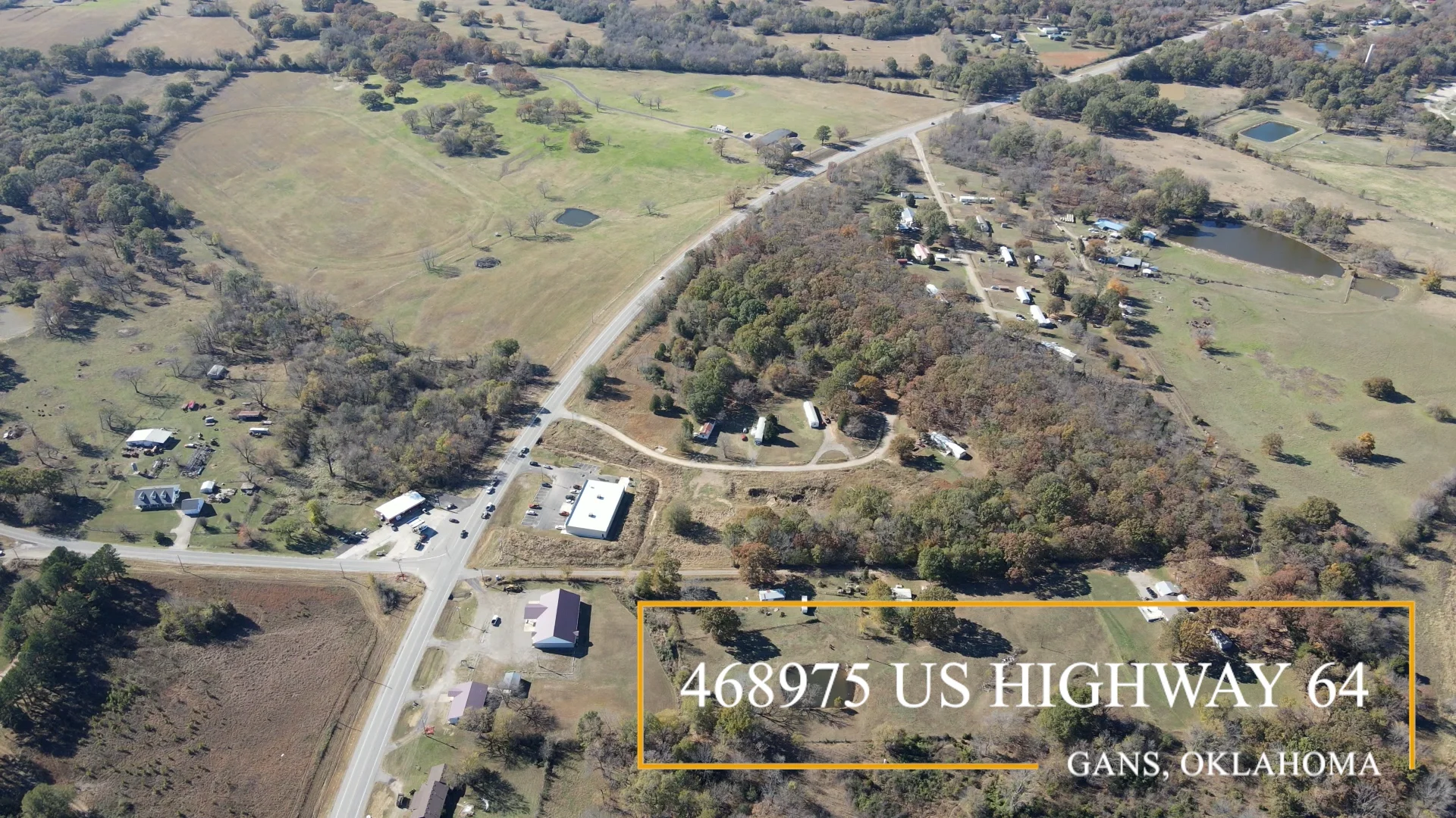 468975 US HIGHWAY 64 GANS, OK - Drone Tour