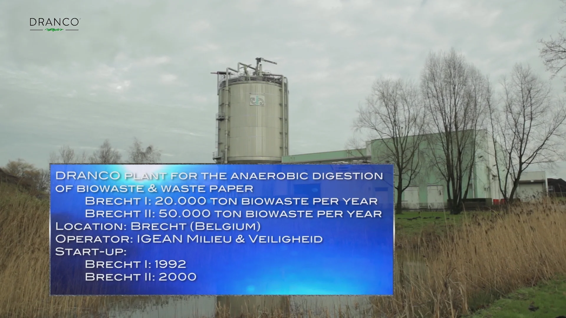 DRANCO plant Brecht on biowaste / source separated organics