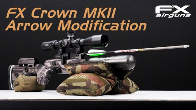 FX Crown MKII Modification from Pellets to Arrows - Airgun101