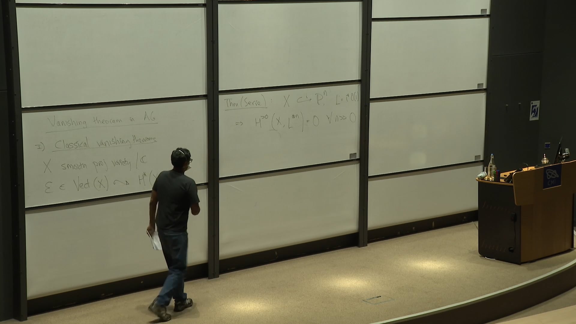Bhargav Bhatt, Vanishing theorems in algebraic geometry on Vimeo