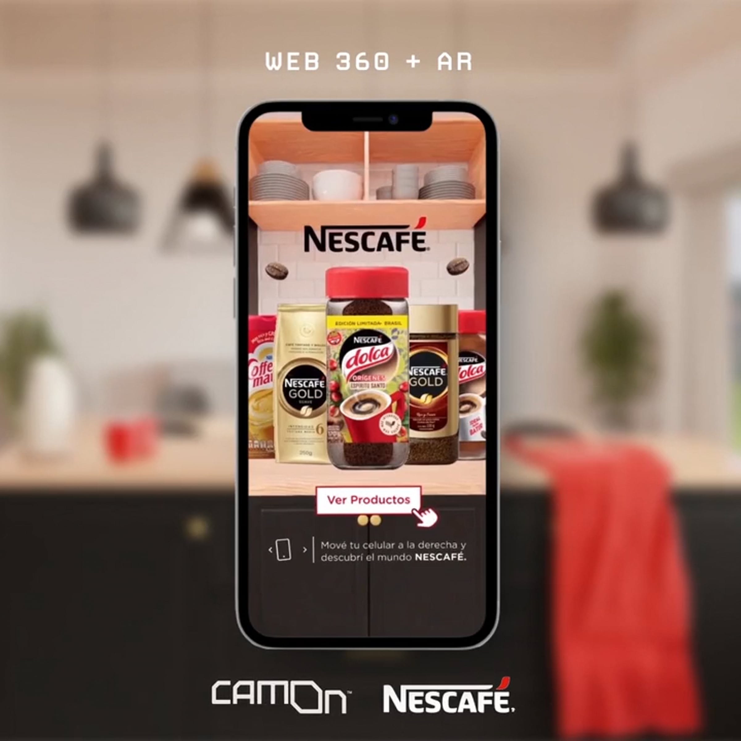 CamOn | Nescafé | Web 360° + AR