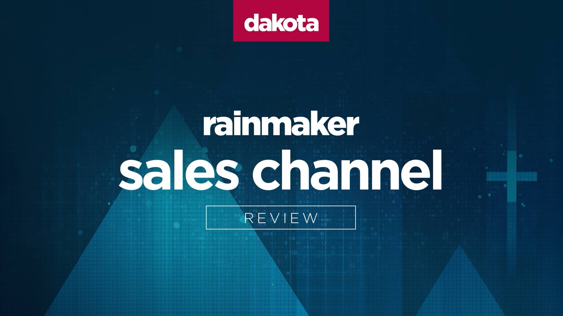 Rainmaker Sales Channel Review on Vimeo