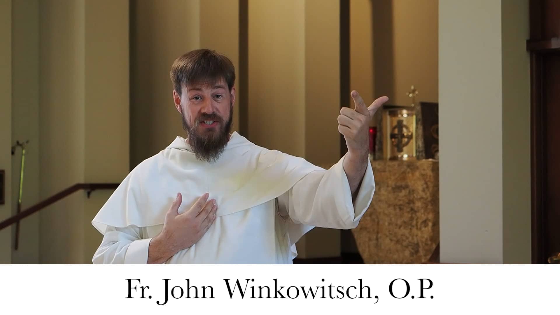 1st Sunday of Advent Reflection from Fr. John Winkowitsch, O.P. on Vimeo