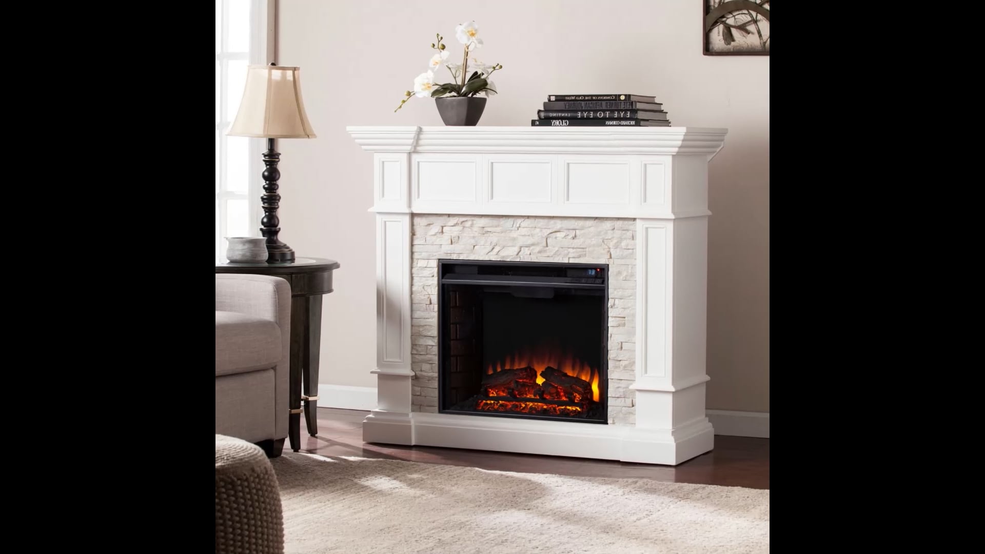 Xerick Corner Convertible Electric Fireplace - Traditional - Indoor ...