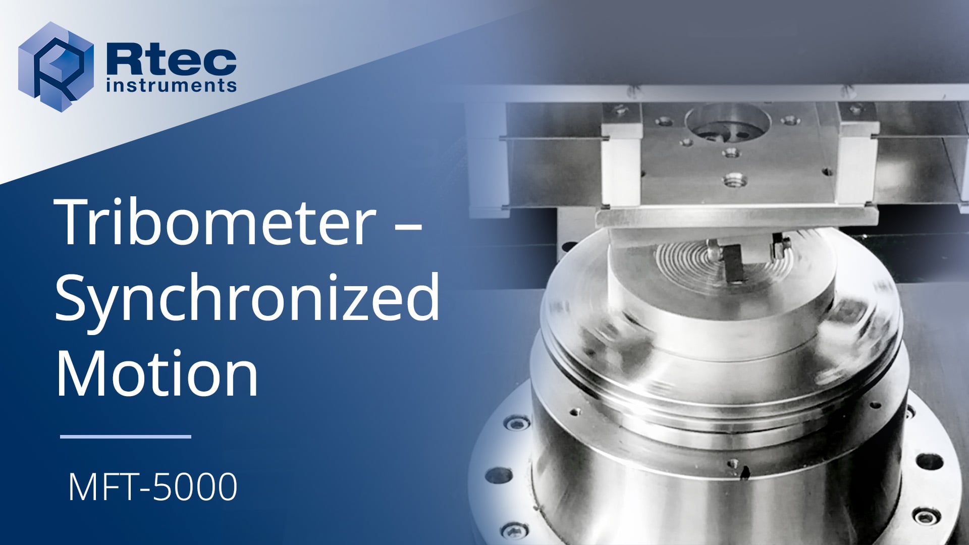 Rtec Instruments Tribometer with Synchronized Motion on Vimeo