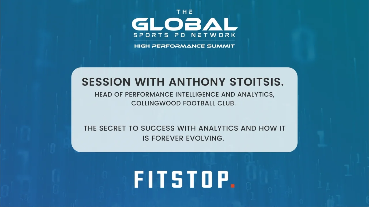 Anthony Stoitsis: 2022 Global Sports PD High Performance Summit 2 on Vimeo