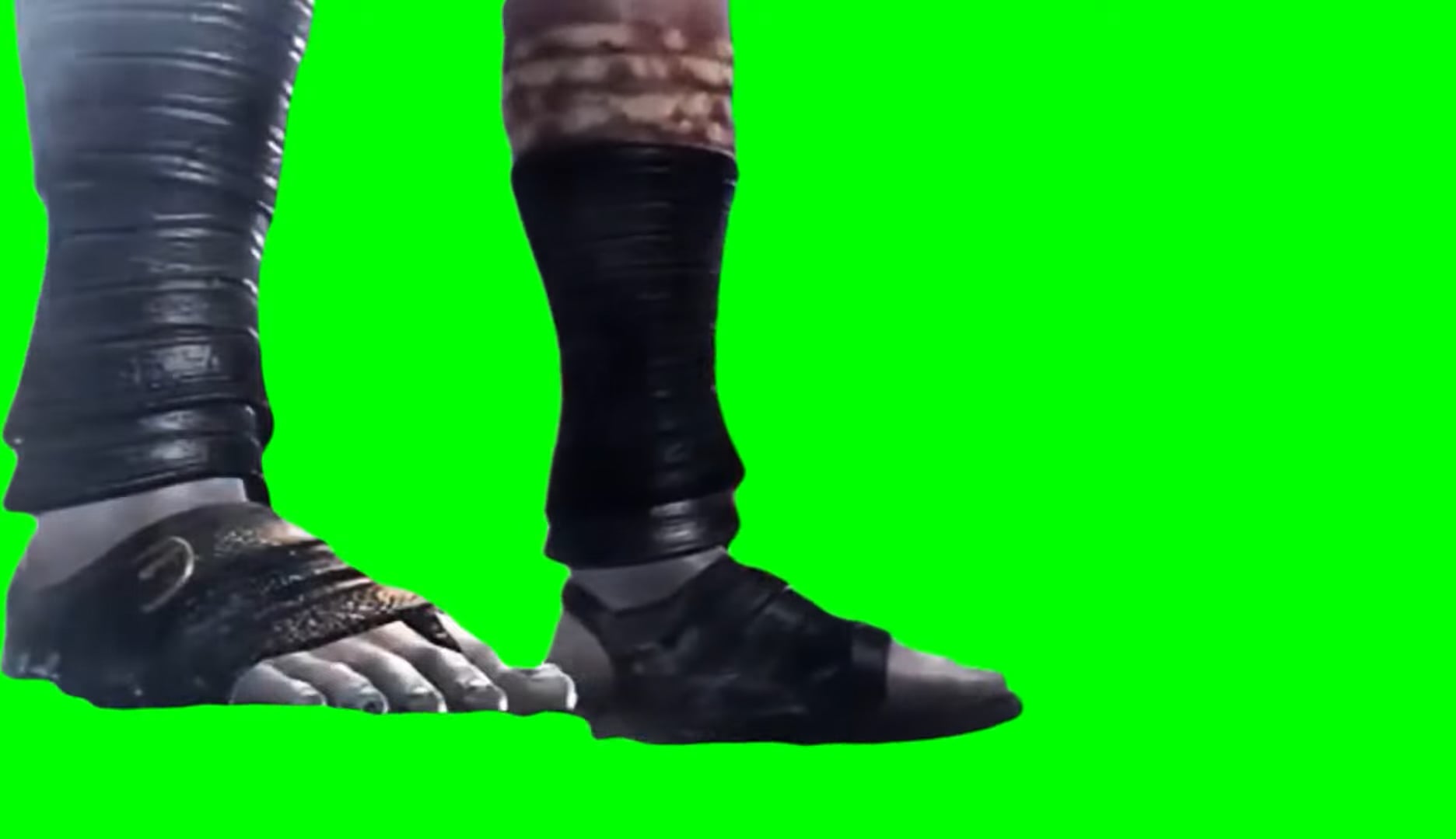 God of War - Kratos Falling From a Cliff - Green Screen.mp4