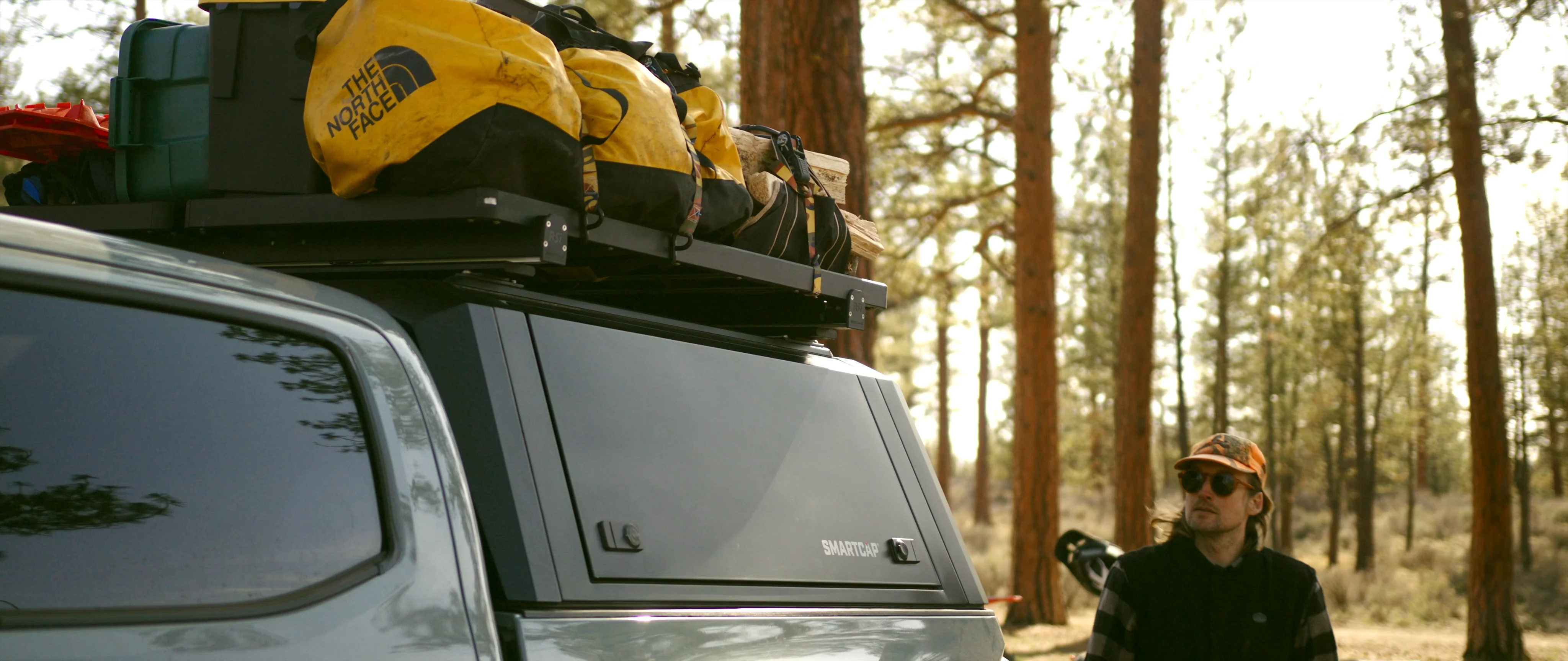 SmartCap® Drop Rack—Down when you need it, up when you don't.