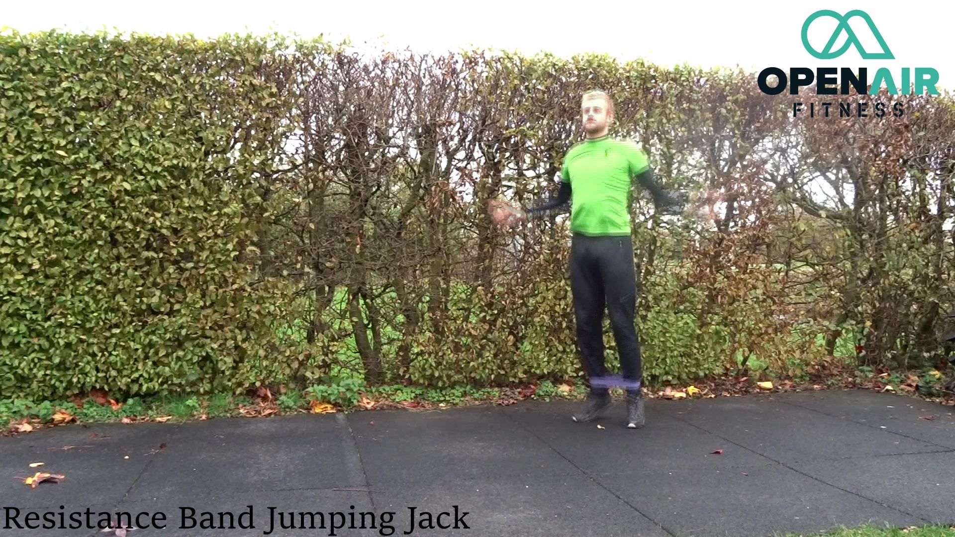 Resistance Band Jumping Jacks on Vimeo