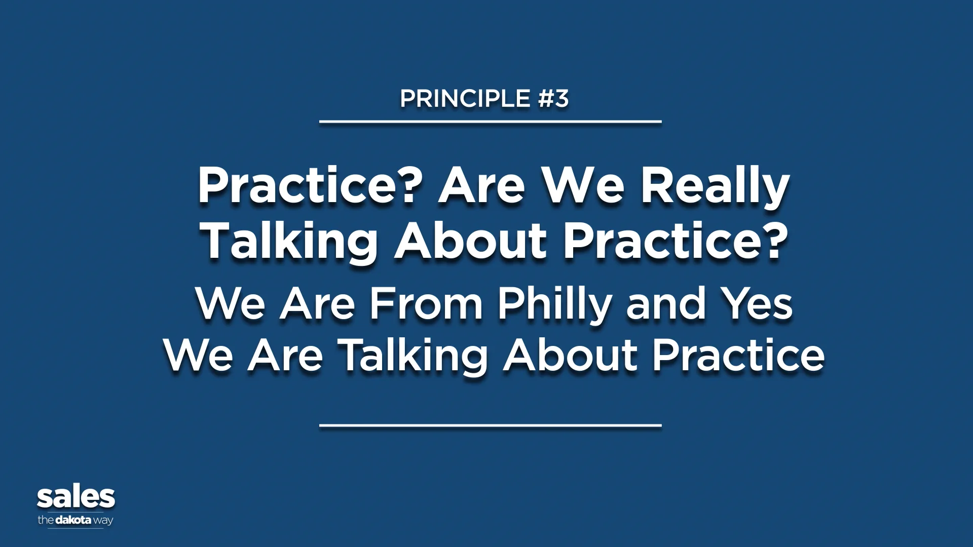 Practice? Are We Really Talking About Practice? We Are From Philly and ...