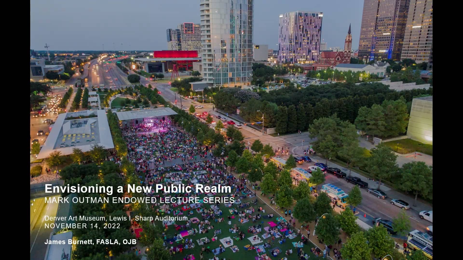 CAP Lecture Series: 2022 Mark Outman Endowed Lecture – James Burnett ...