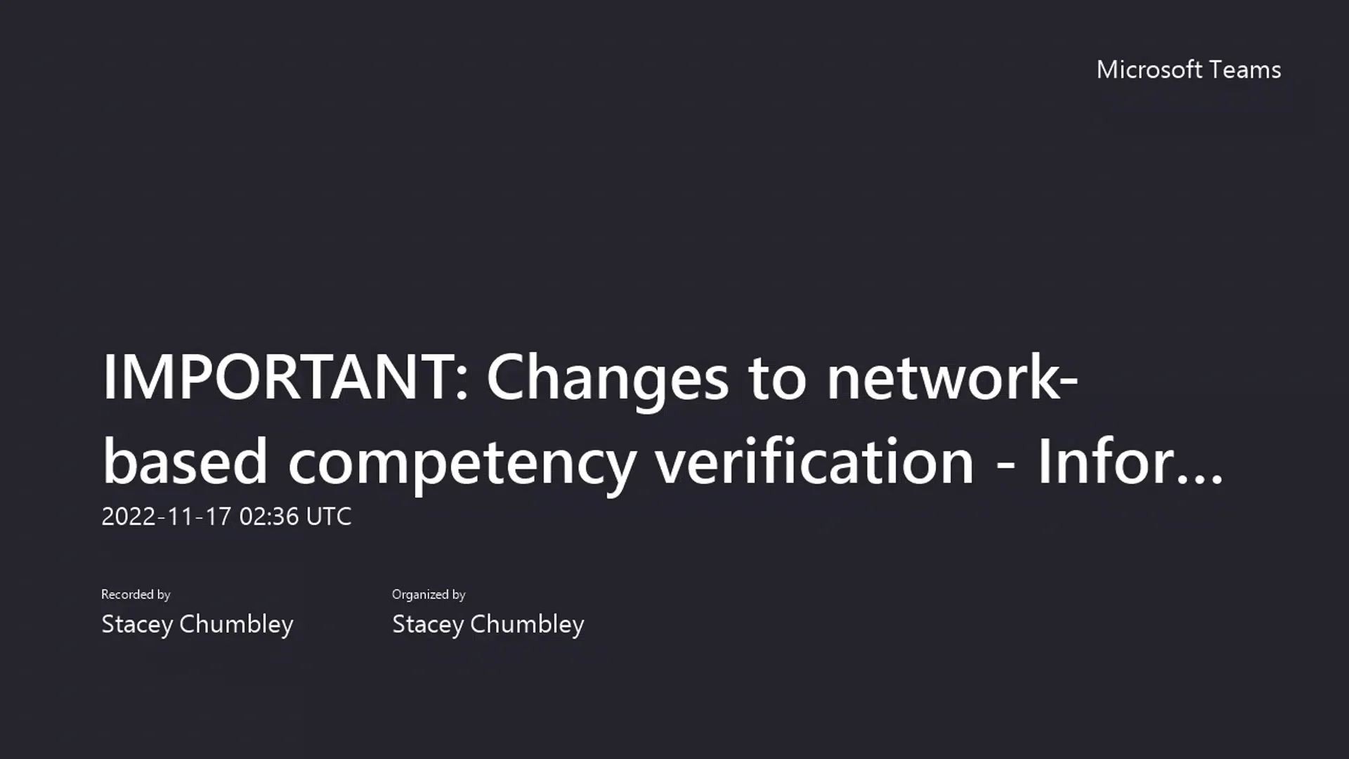 IMPORTANT_ Changes to network-based competency verification on Vimeo