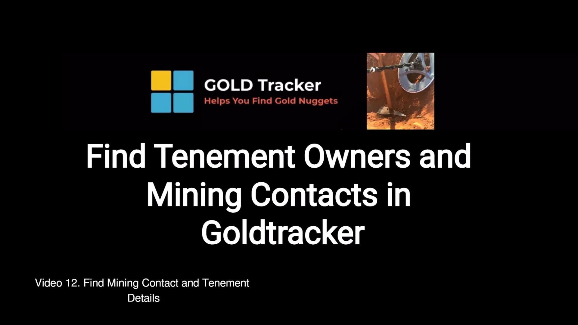 12.0 Identify Tenements and Mining Contacts in Goldtracker App on Vimeo