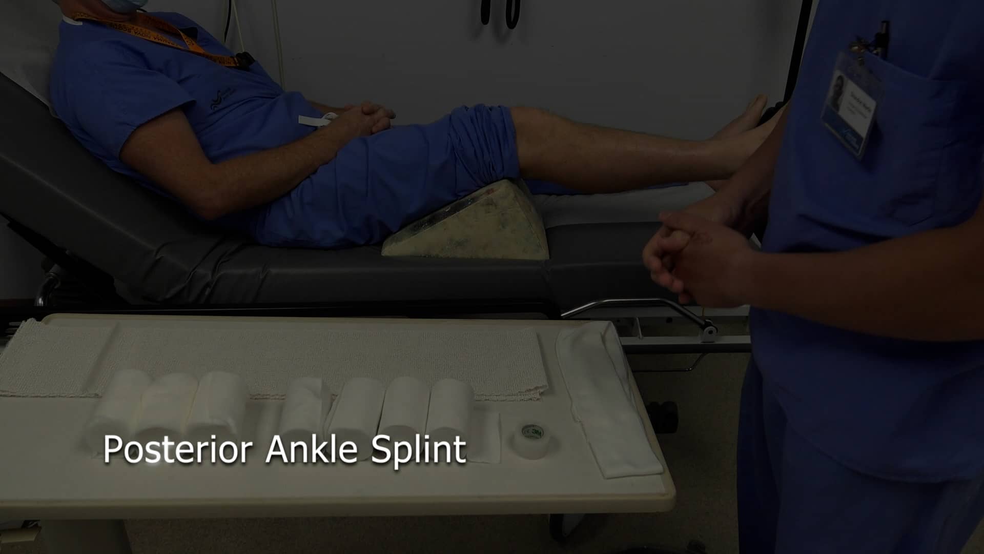 Posterior Ankle Splint on Vimeo
