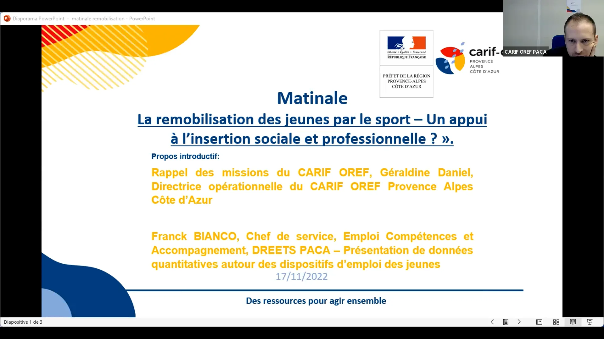 Matinale remobilisation par le sport on Vimeo