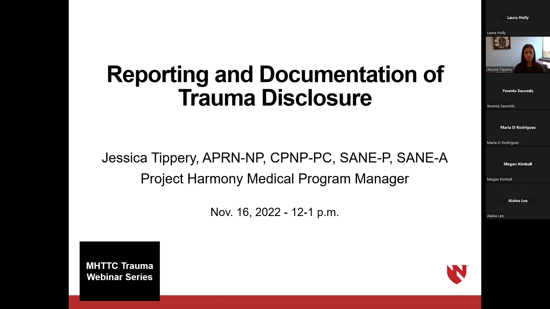 Reporting and Documentation of Trauma Disclosure [Implementing Trauma ...