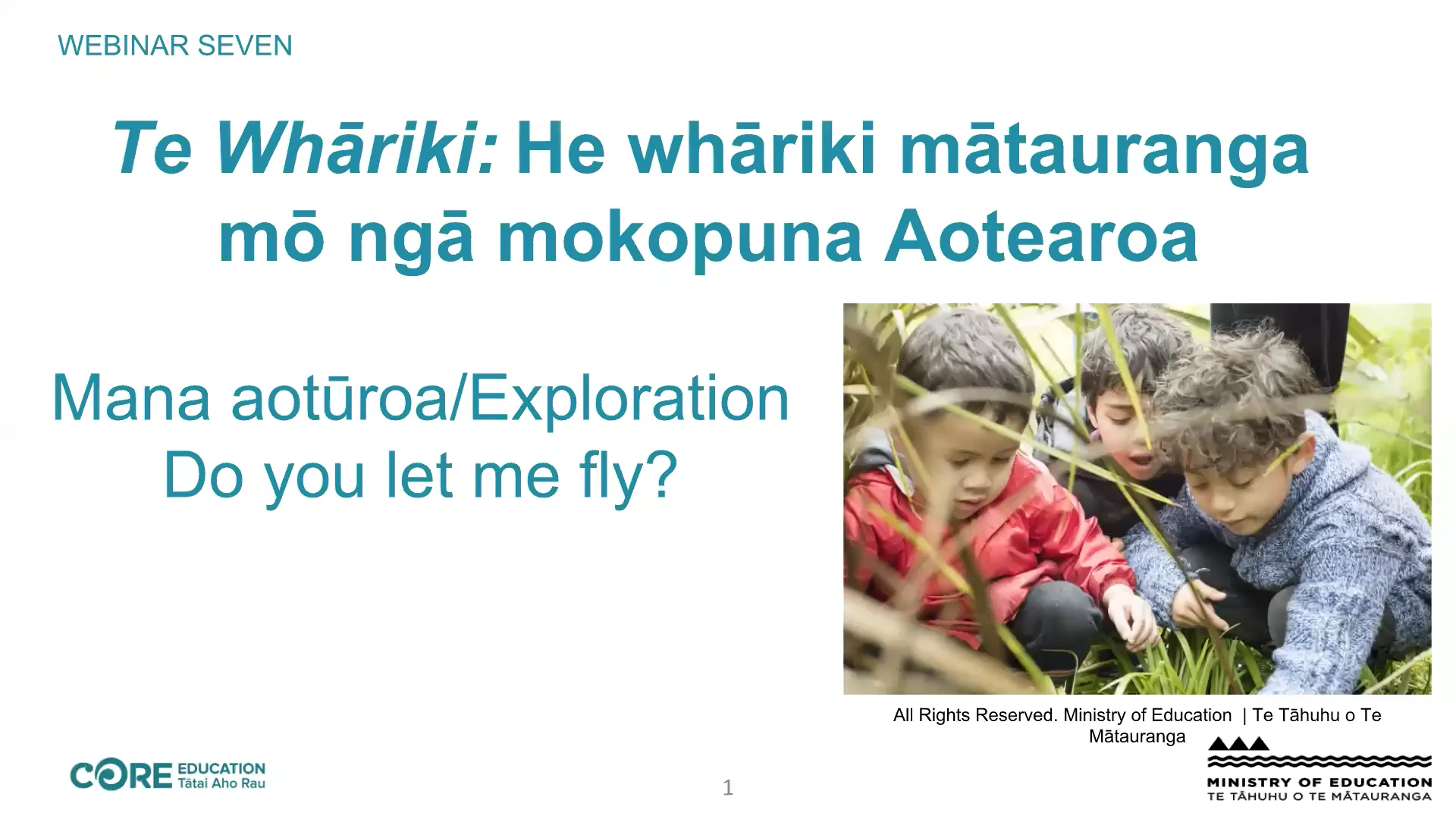 Te Whāriki Webinar 7